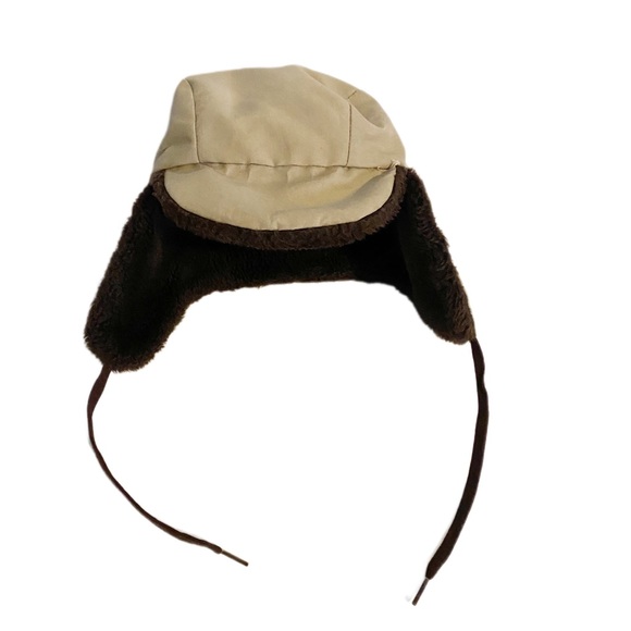Vintage | Accessories | Vintage Tan And Brown Fur Trapper Winter Hat ...